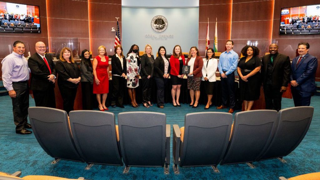 Coral Springs Receives ICMA Certificate of Excellence for 2021 | Coral ...