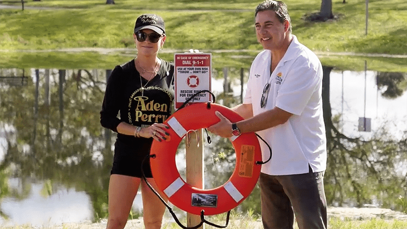 18 Coast Guard-Certified Water Safety Rescue Rings Installed in Cypress ...