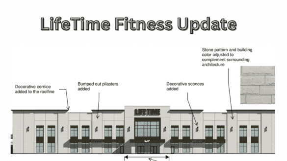 Proposed Massive Resort-Style Life Time Fitness Advances After Design ...